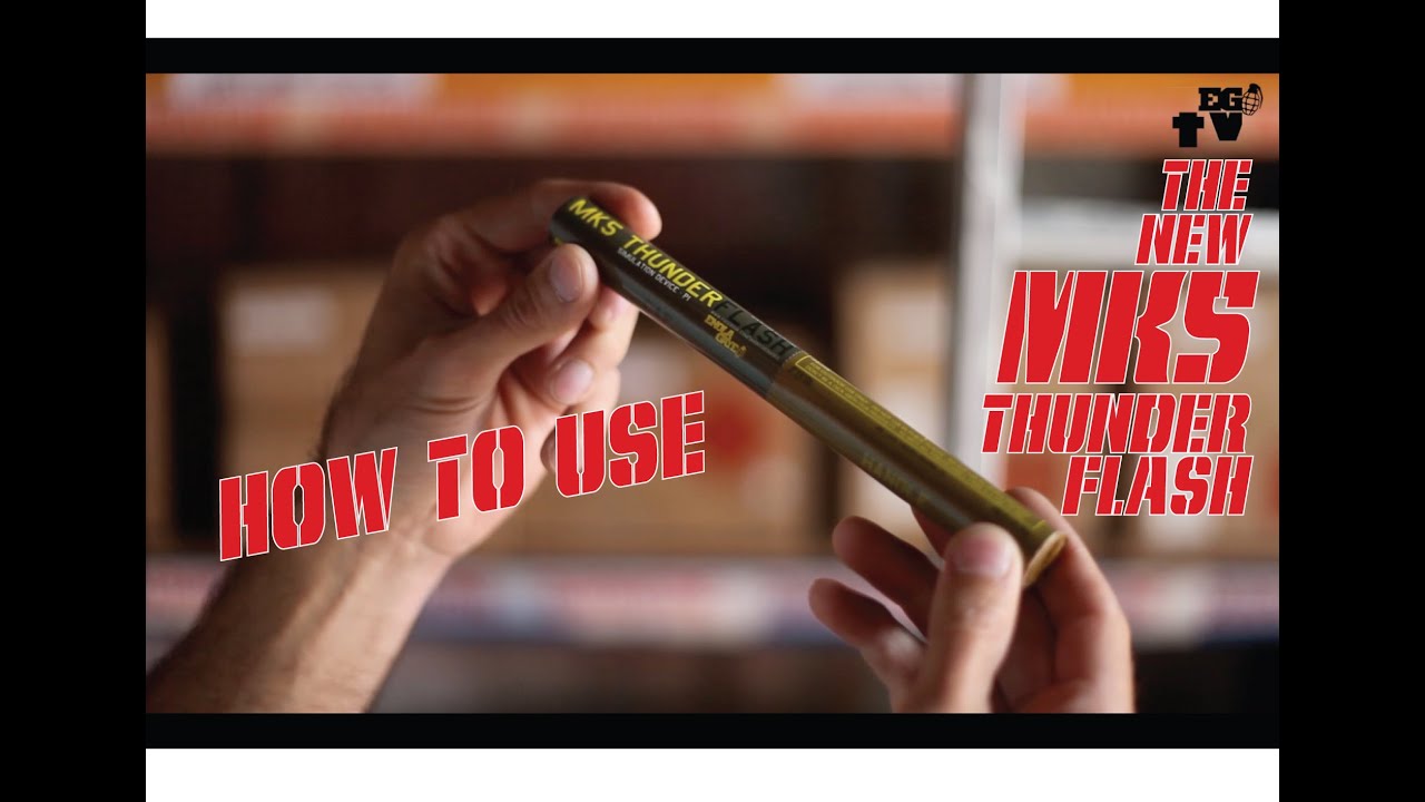 NEW Mk5 Thunderflash - How to use video - DEMO - YouTube