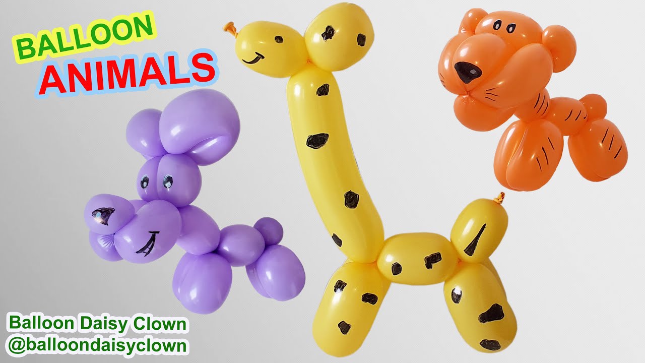 How To Make Balloon Animals In English
