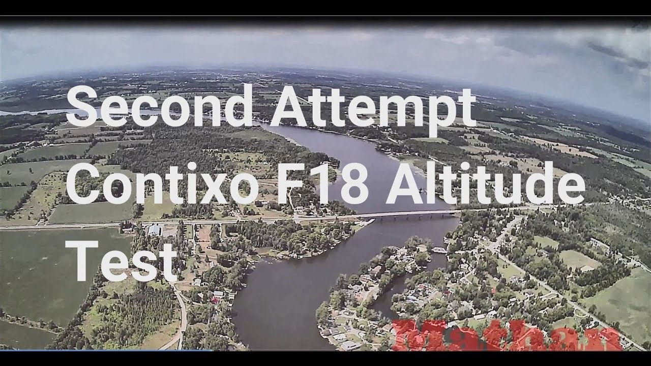 reaching the maximum altitude on my f18 quadcopter drone: 2nd attempt ...