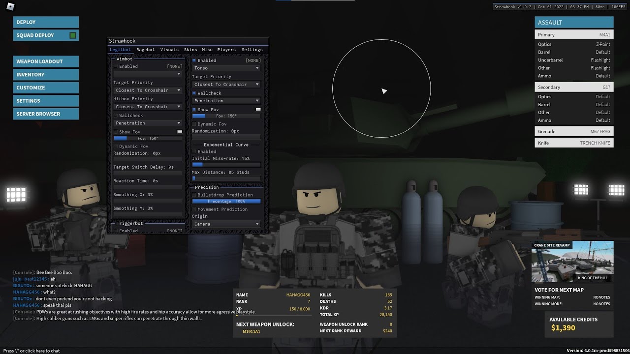 แจกสคริปต์ Phantom Forces Script - FULL GAMEPLAY NOT EDIT! | AIMBOT | SILENT AIM & ESP | +MORE ...