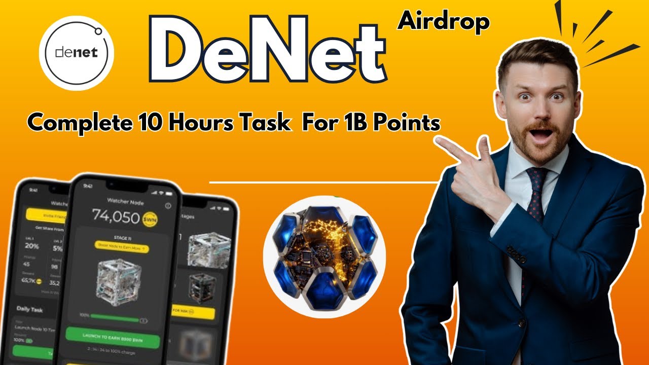 DeNet Watcher Node 10 Hours Task With Important Details - YouTube