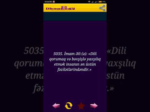 Dini Kəlamlar və Hədislər oxu +6000 (Mizanul Hikmət)