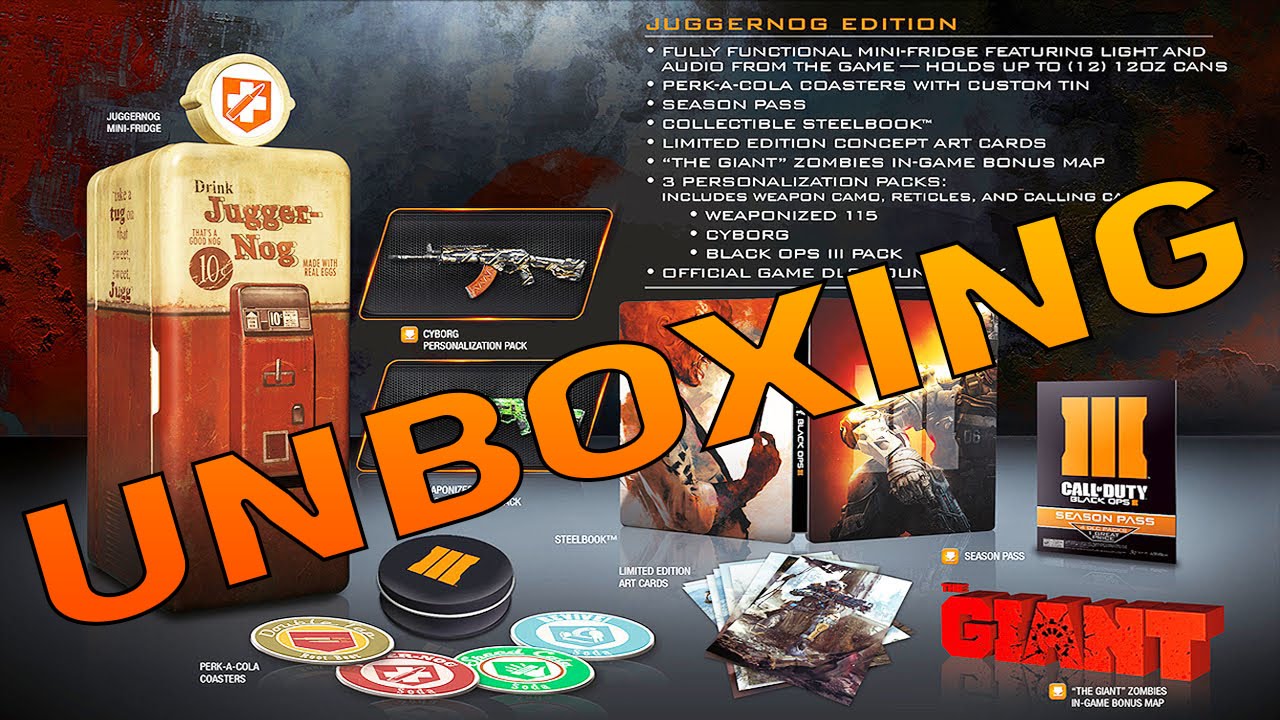 BO3 Juggernog Edition UNBOXING! - YouTube
