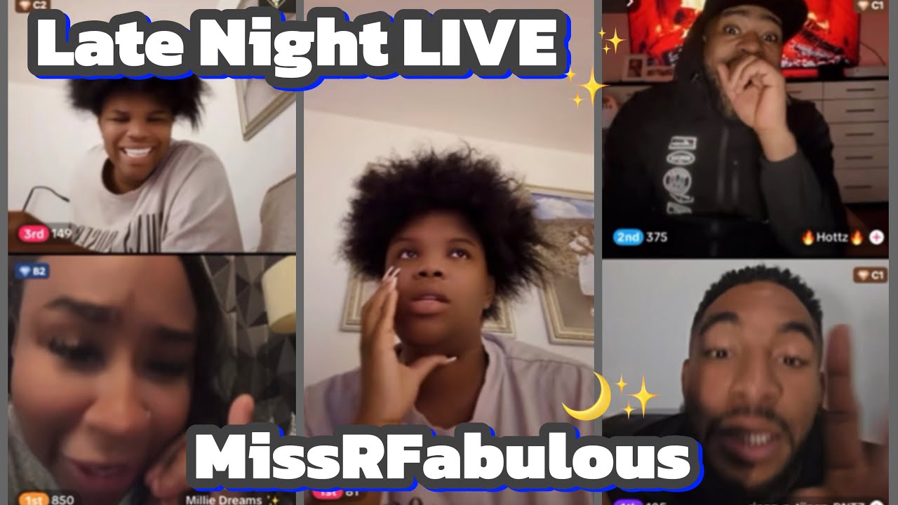 Late Night TikTok Live with Miss R Fabulous 🌙 - YouTube