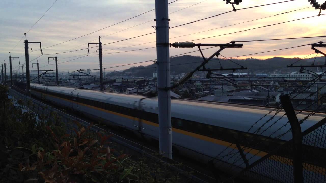 Shinkansen Series 700 RailStar & 500 Hikari at Morning - YouTube