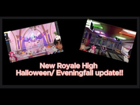 New Royale High update *evening fall and royaleween!! - YouTube