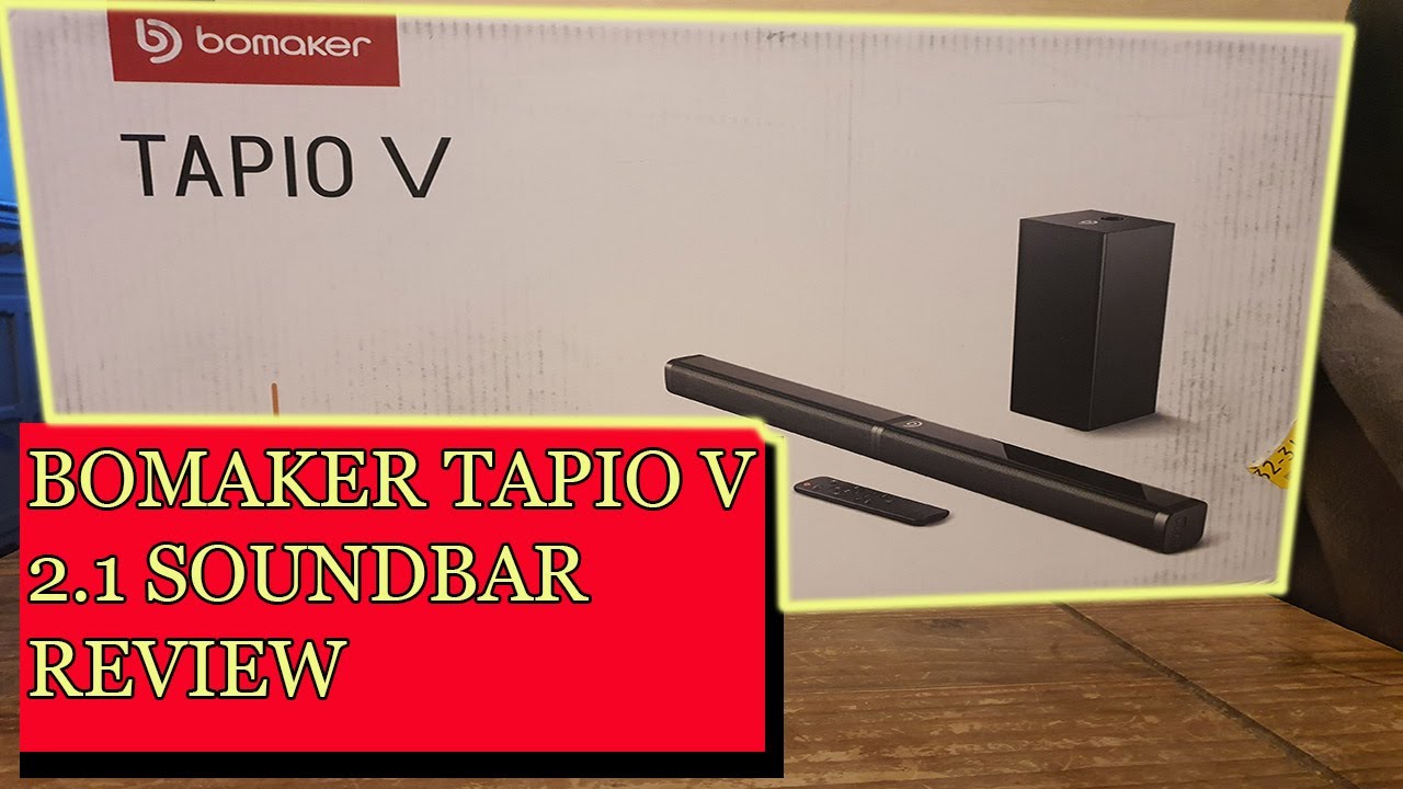 Bomaker Tapio V 2.1 Soundbar Real life use Review (Cheap Amazon ...