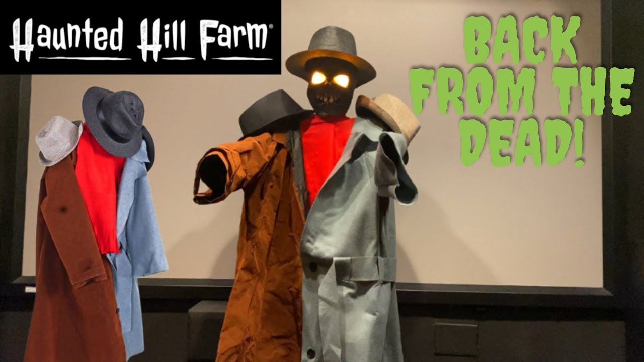 2025 Haunted Hill Farm Coat Rack Monster Animatronic Unboxing - YouTube