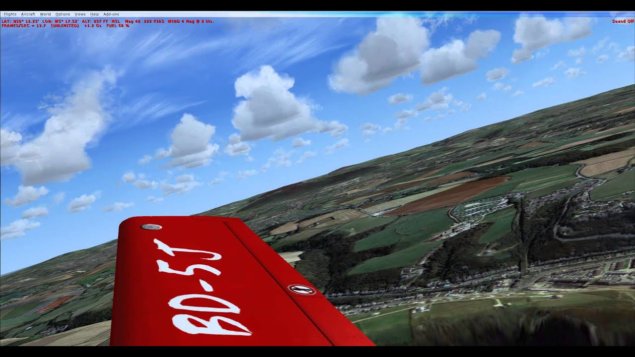 FSX UK ADVENTURES(VFR HORIZON PHOTO SCENERY HD)cardiff to perranporth ...