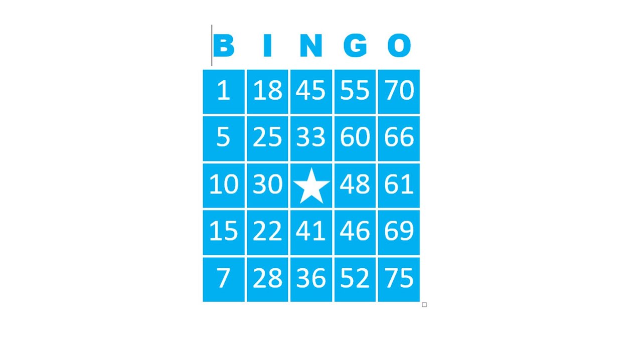 Cara Membuat Permainan Bingo Bingo - YouTube