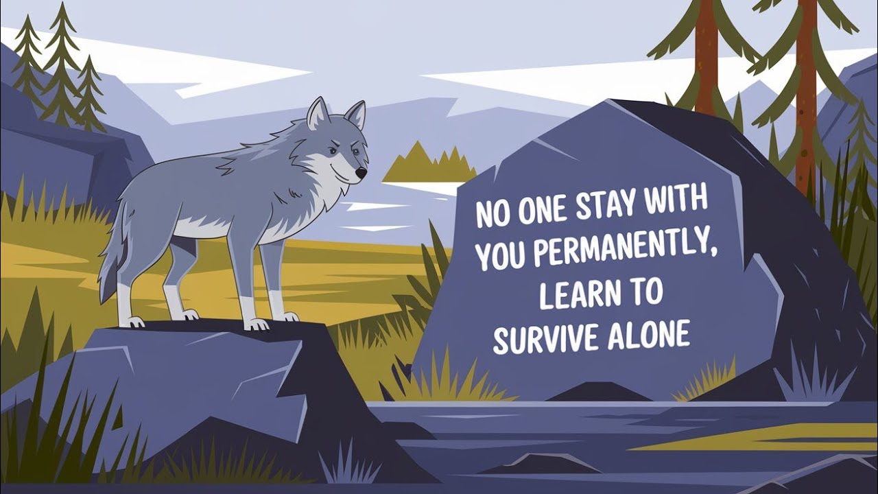No one stay with you permanently, Learn to survive alone - YouTube