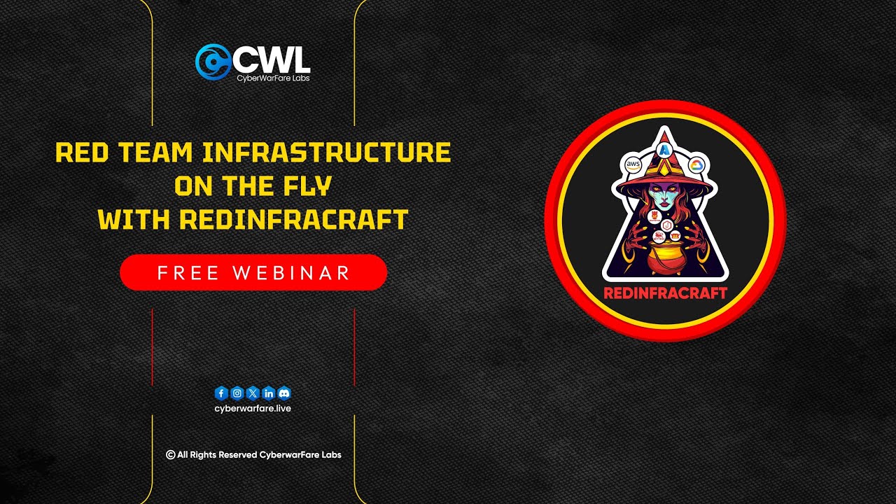 Red Team Infrastructure on the Fly with RedInfraCraft | Live Webinar ...