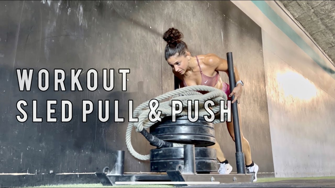HYROX WORKOUT - SLED PULL and PUSH - YouTube