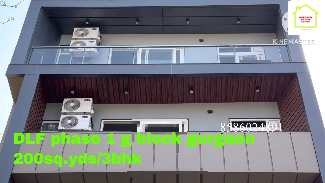 DLF phase 1 G block Gurgaon || 200sq.yds || 3bhk || Gurgaon dream vlogs ...