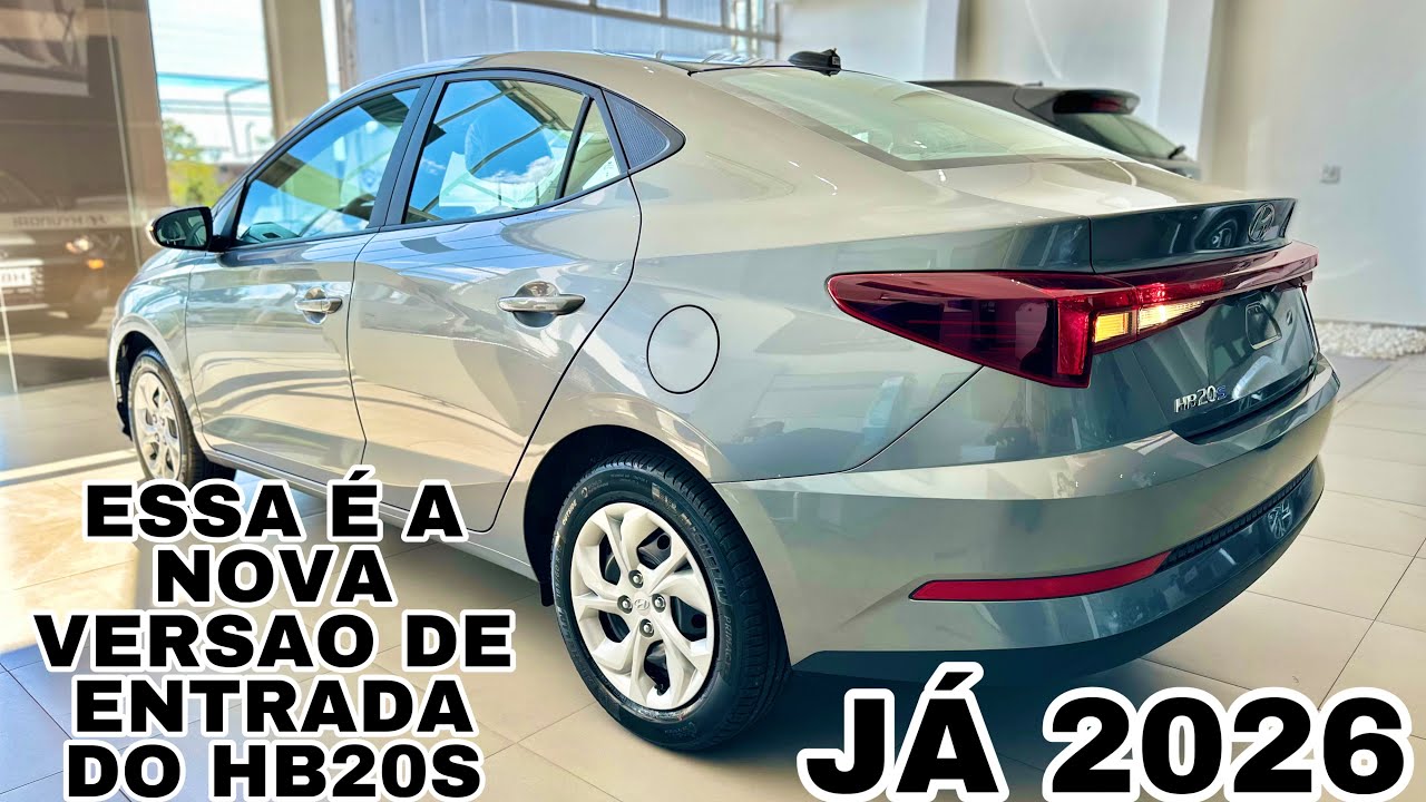 NOVO HYUNDAI HB20S 2026 COMFORT EM DETALHES | OQUE MUDOU | POR 105MIL VALE A PENA?? - YouTube