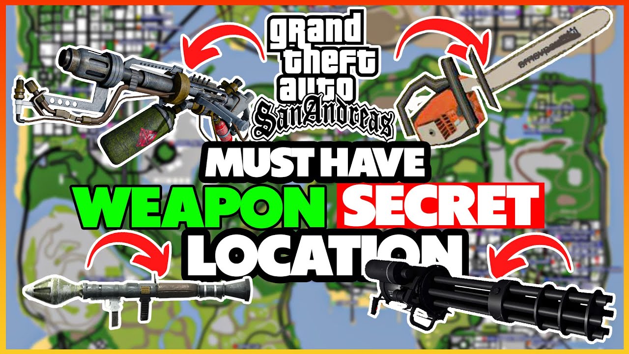 I FOUND 09 ( SECRET ) HEAVY WEAPON LOCATION IN GTA SAN ANDREAS ? - YouTube