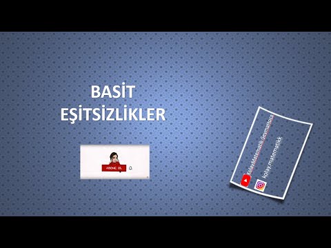 OLAĞANÜSTÜ MATEMATİK - BASİT EŞİTSİZLİK Test-4