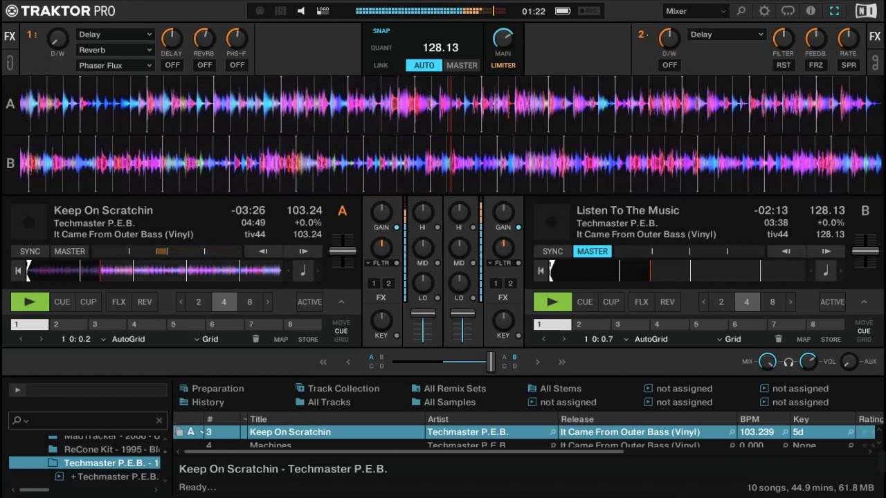 Techmaster P.E.B. - Listen To The Music - YouTube