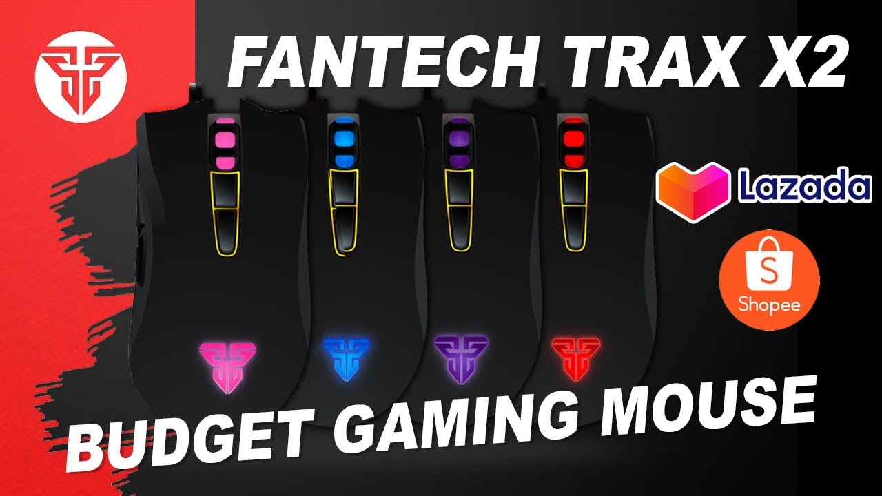 BUDGET GAMING MOUSE | FANTECH X2 Trax Macro RGB Pro Gaming Mouse - YouTube