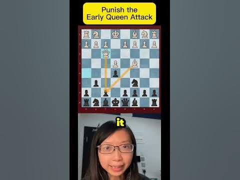Punish Early QUEEN Attack! #國際象棋 # 西洋棋 #chess - YouTube