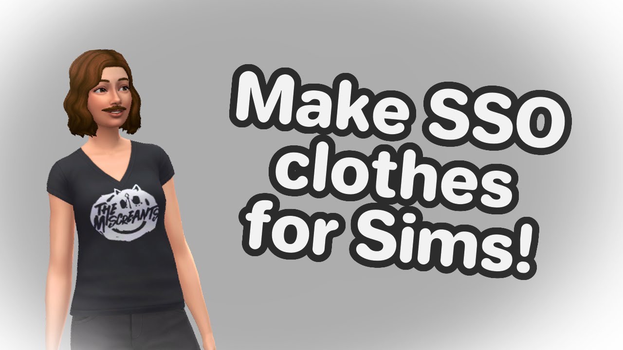 Make SSO inspired clothes for TS4!! Simple CC tutorial | The Sims 4 x ...