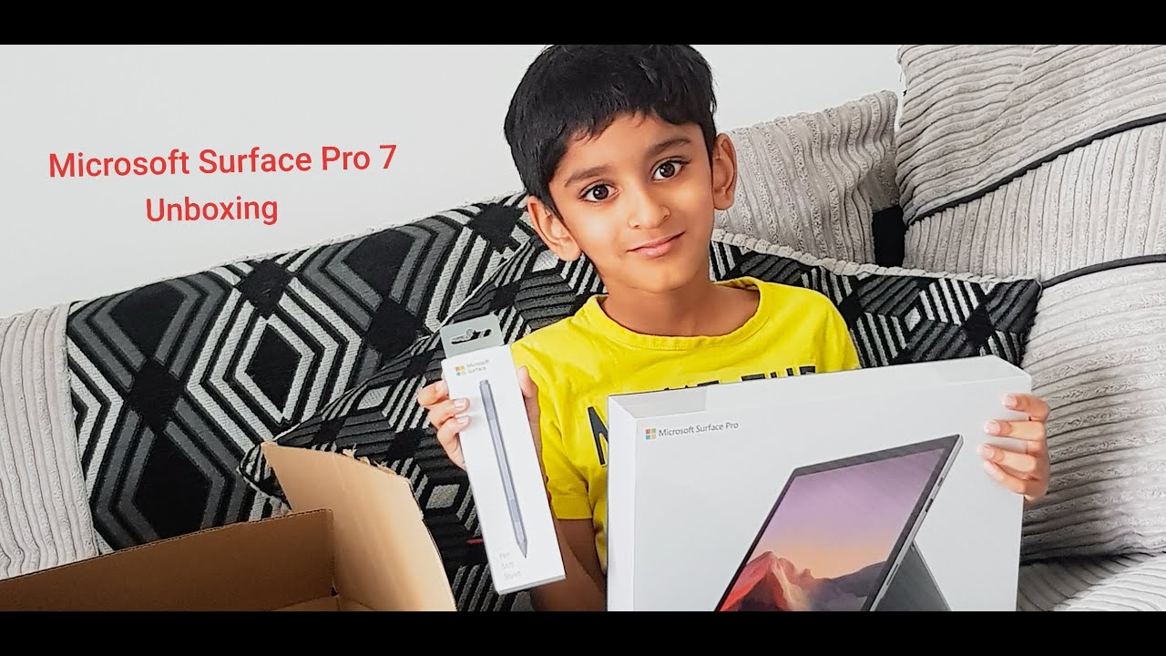 Microsoft Surface Pro 7 Unboxing - YouTube