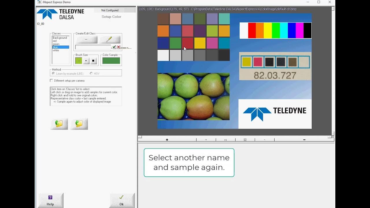 Video Tutorial - Training Colors in iNspect Express Part 1 - YouTube