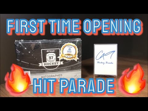 First Time Opening a Hit Parade Product - Hit Parade Autographed Hockey ...
