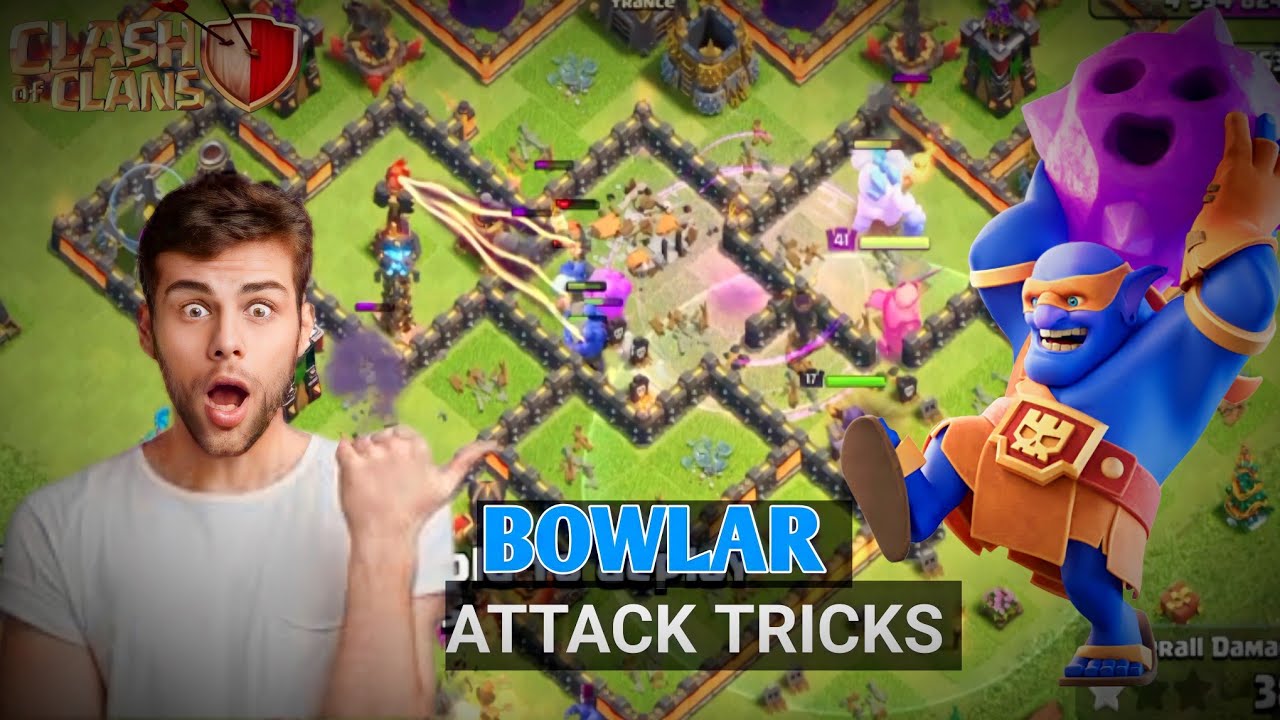 Bowler attack tricks #clashofclan gaming - Android gameplays) - YouTube