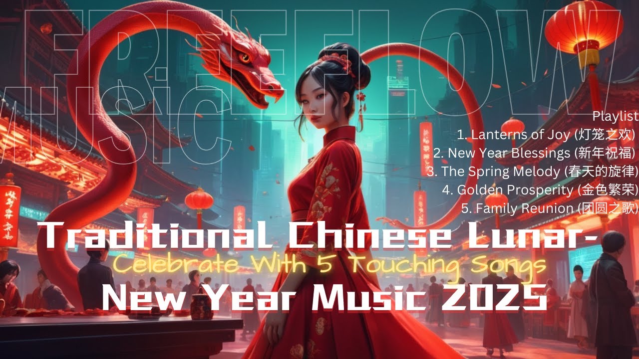 FreeFlow Music: Traditional Chinese Lunar New year Music 2025 | 5 ...