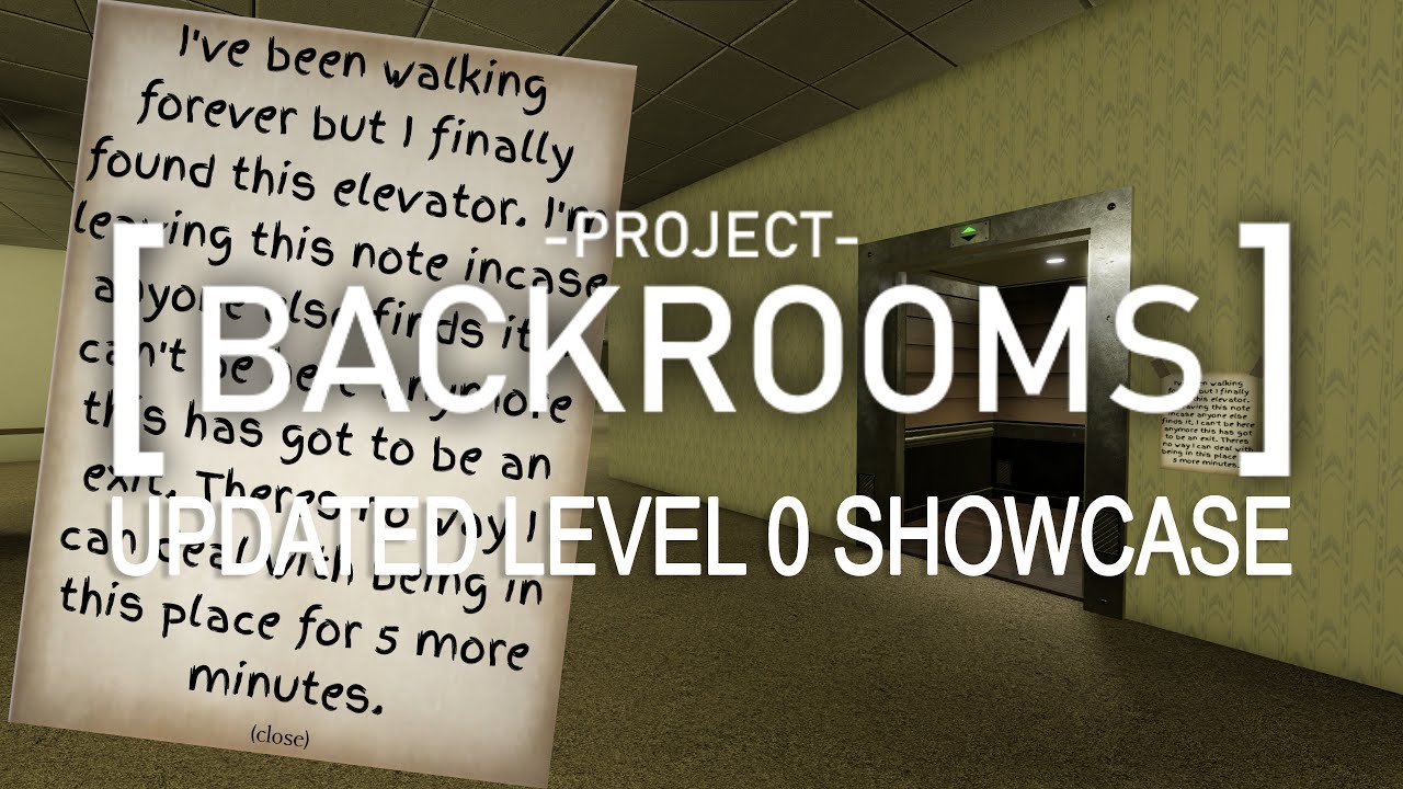 New level 0 update?! | [ Project : Backrooms ] v2.1 | Level 0 Revamp ...
