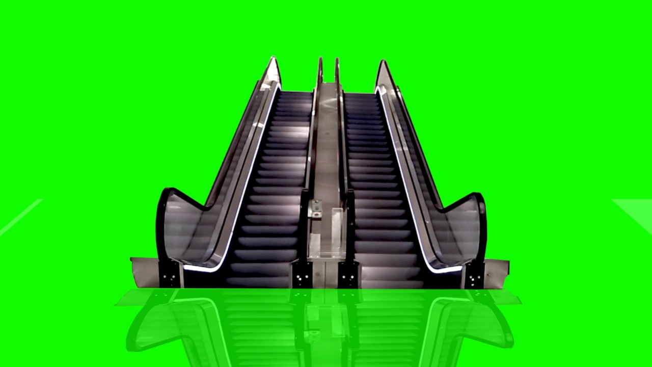 FREE HD Green Screen ESCALATOR - YouTube