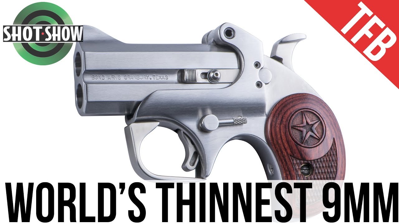 [SHOT Show 2019] Bond Arms Makes the Thinnest 9mm Ever? - YouTube