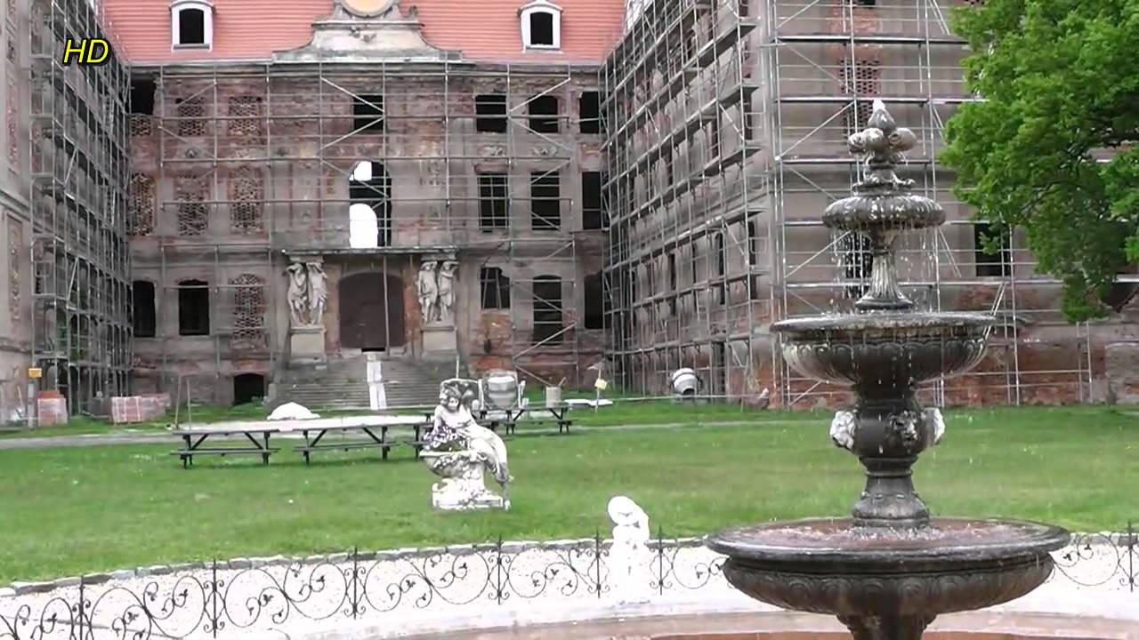 Schloss Pförten in Brody (Polen) - YouTube
