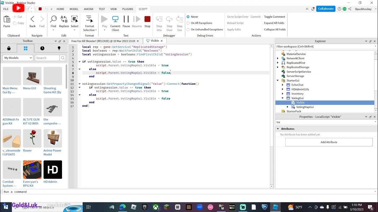 ROBLOX STUDIO GAMES - YouTube
