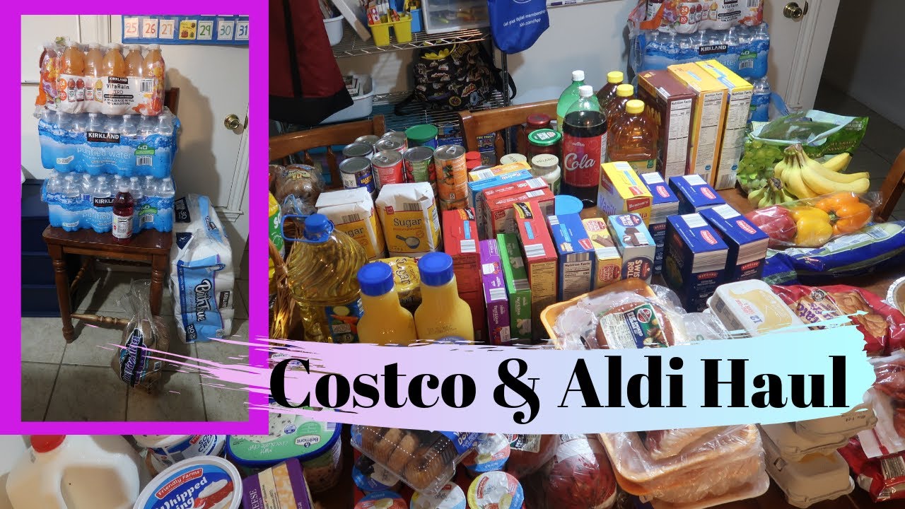 Costco Haul / Aldi Haul / Grocery Haul with Prices / Food Haul 2019 ...