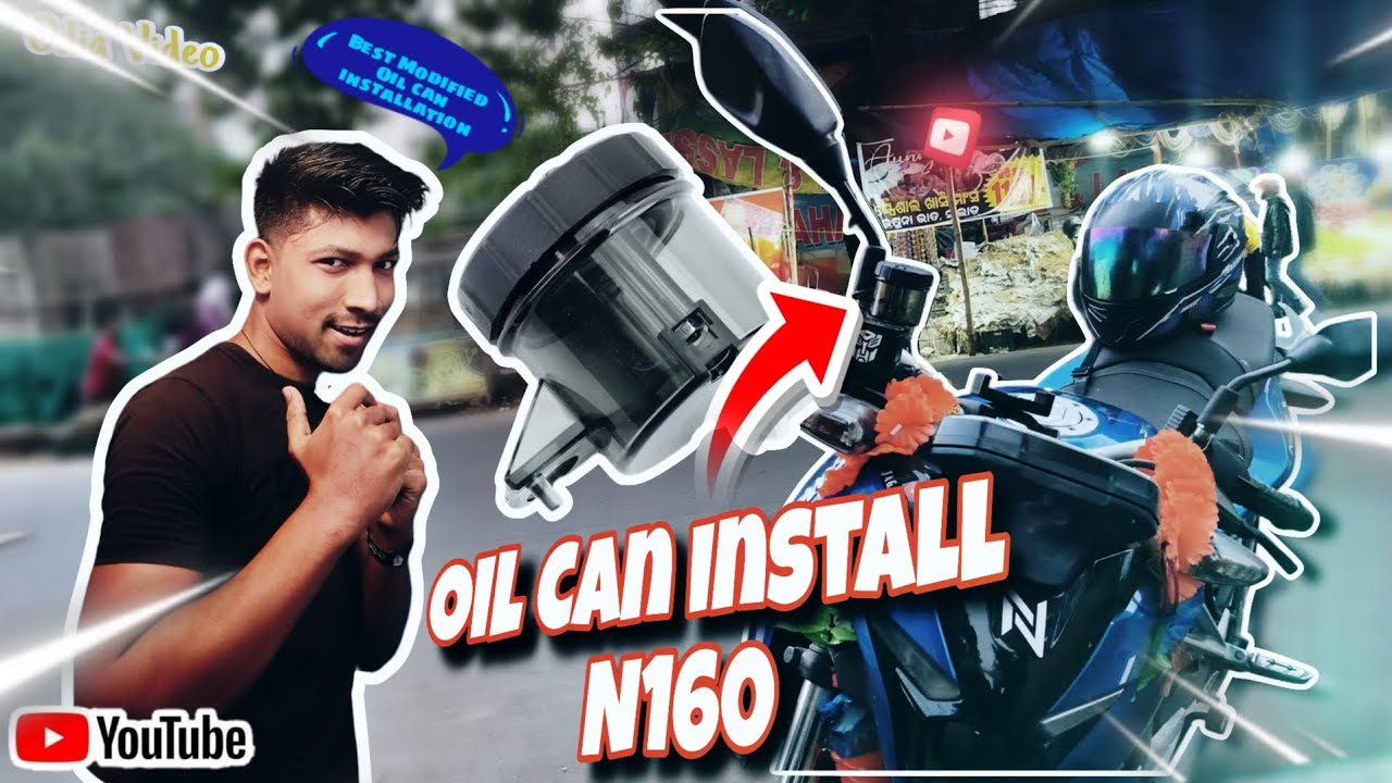 Oil Can install N160 || N160 Oil Can installation 💯 || Oil Can ...