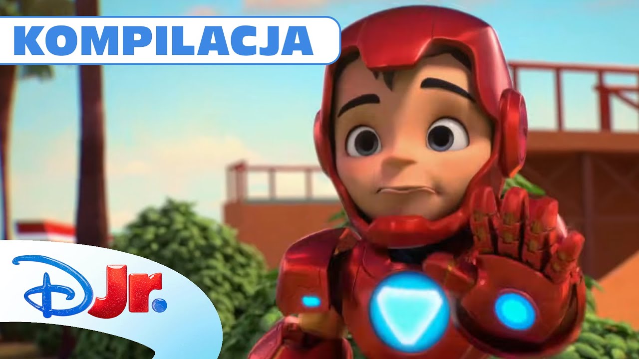 💚 Niech żyje Iron Hulk! | Iron Man i super ekipa | Disney Junior Polska ...