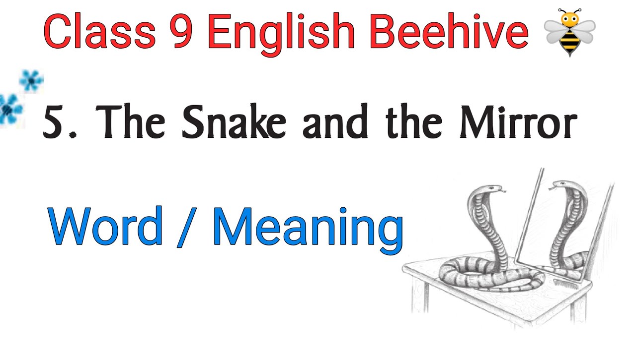 Word Meaning Of The Snake And The Mirror The Snake And The Mirror