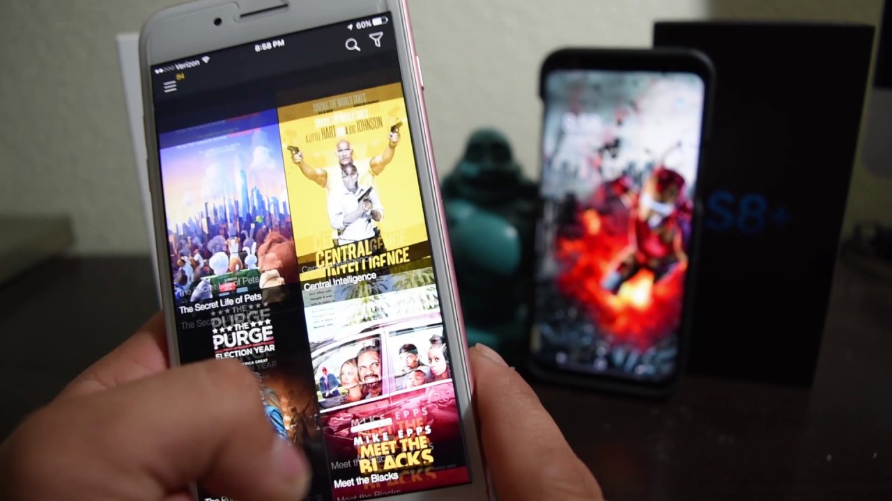 Movie Box App on IPhone -May 2017 - YouTube