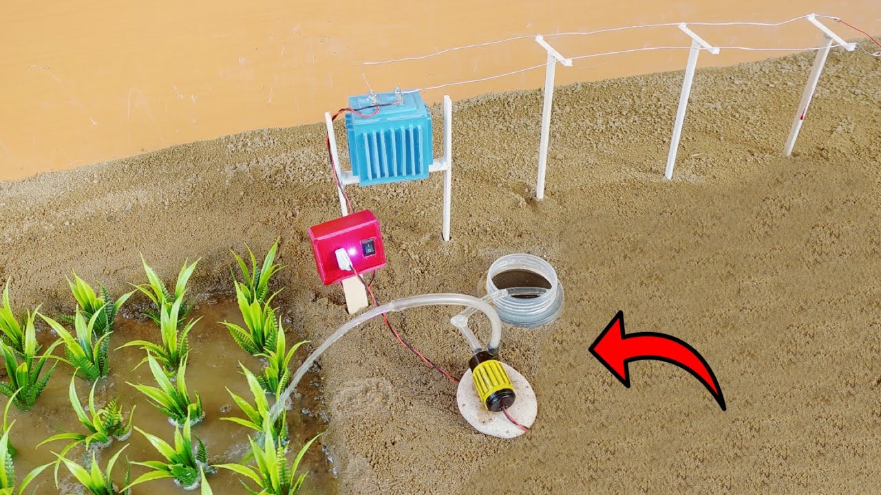 How to make water pump | science project | electric water pump - YouTube
