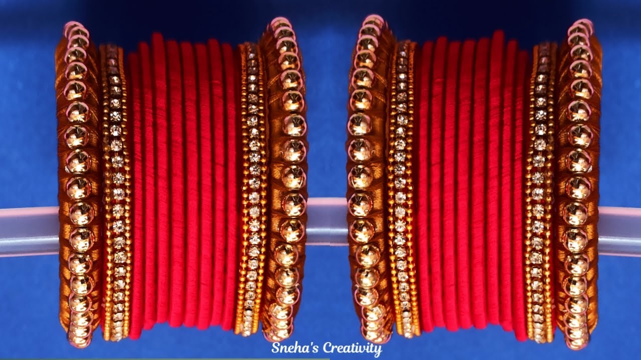 Easy Punjabi Chura DIY | Silk Thread Punjabi Chura | Best use of old ...