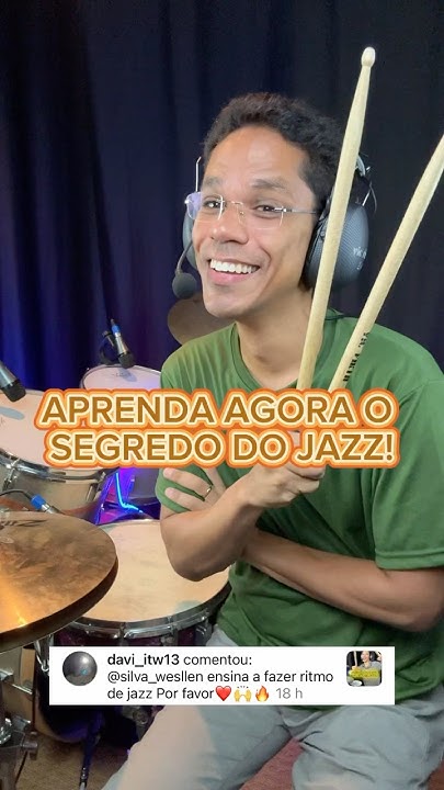 Ritmo de Jazz na Bateria: Simples, Bonito e Profissional! ️🔥 - YouTube