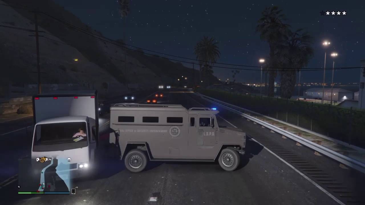 Gta V 5 star wanted level - YouTube
