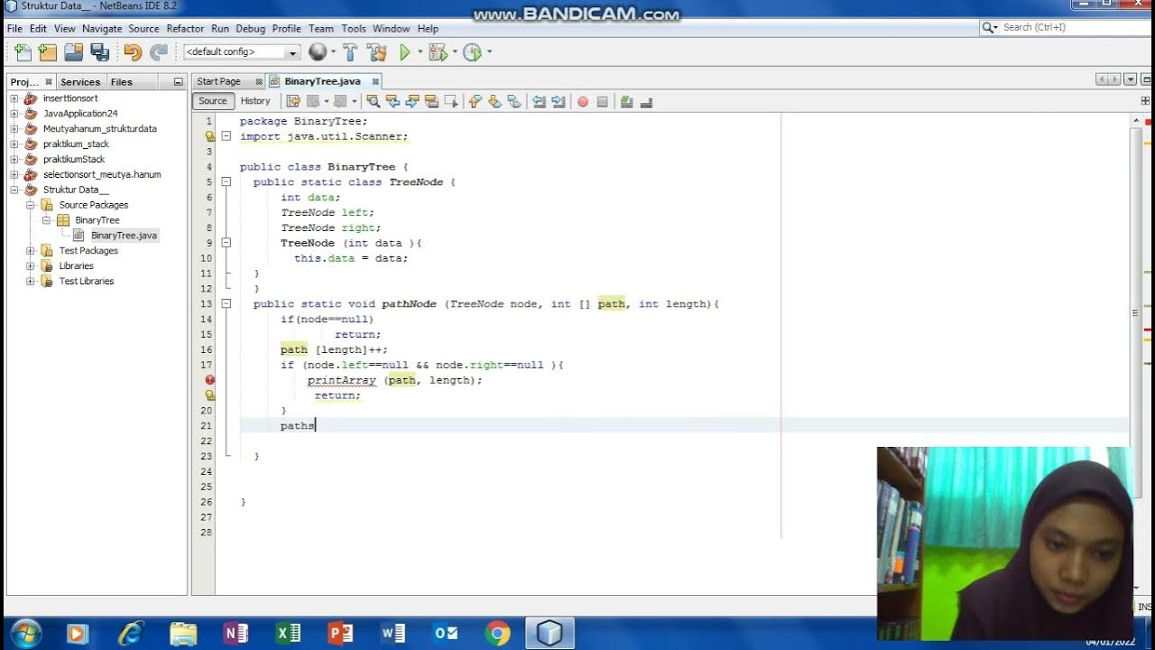 Final Project struktur data (Binary Tree) - YouTube