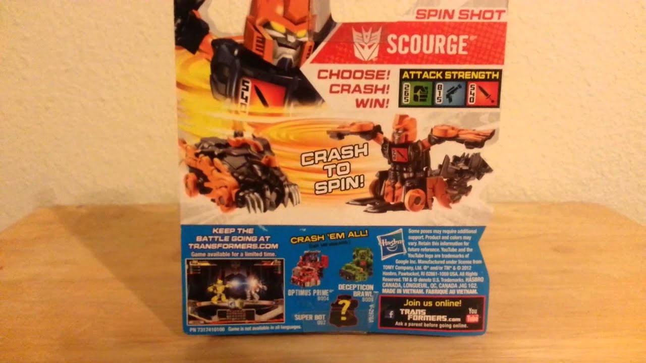 Scourge Transformers Bot Shots - YouTube