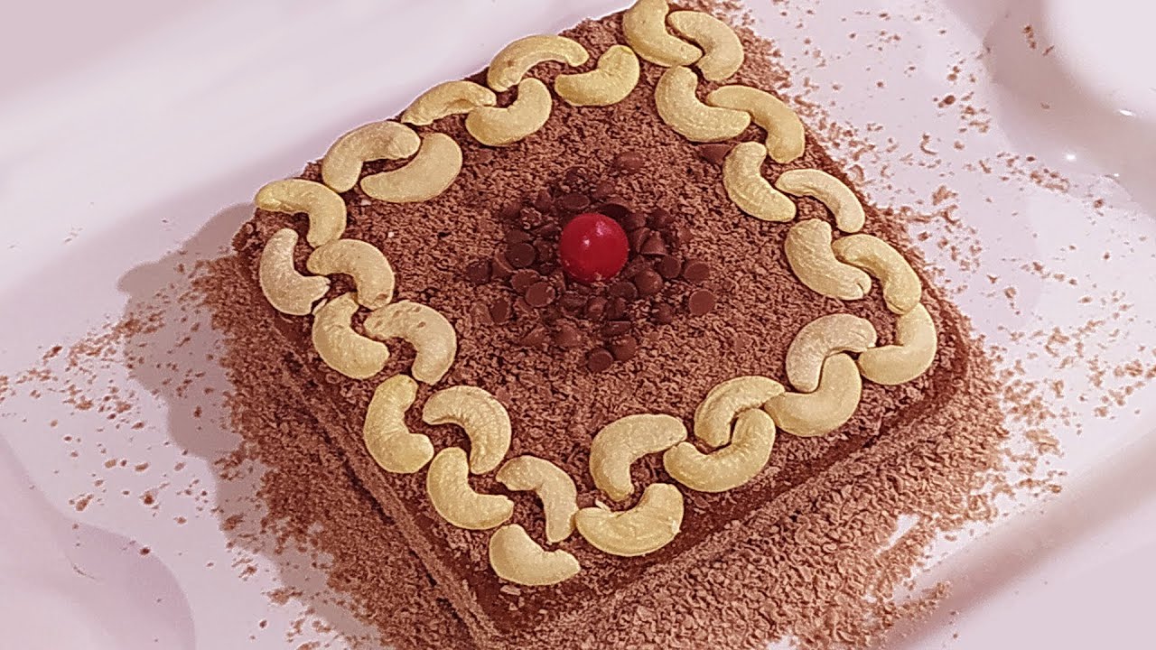 Marie Biscuit Cake Recipe | Chocolate Cake | Eggless Cake - YouTube