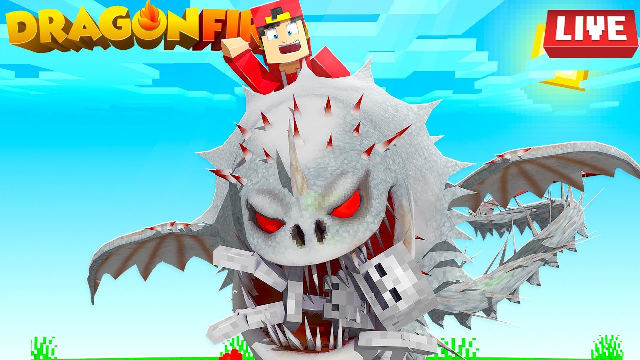 Minecraft Dragon Fire LIVE #11 - YouTube