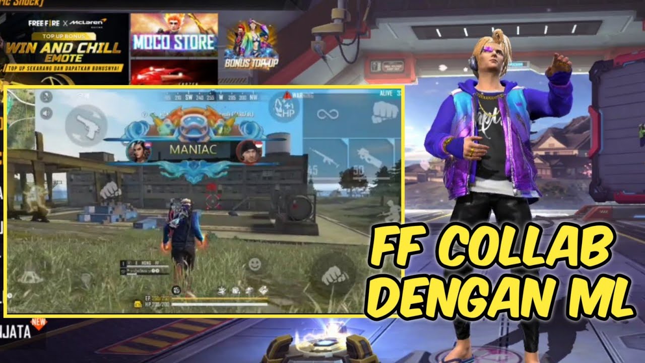 KETIKA FF DENGAN ML COLLAB - YouTube