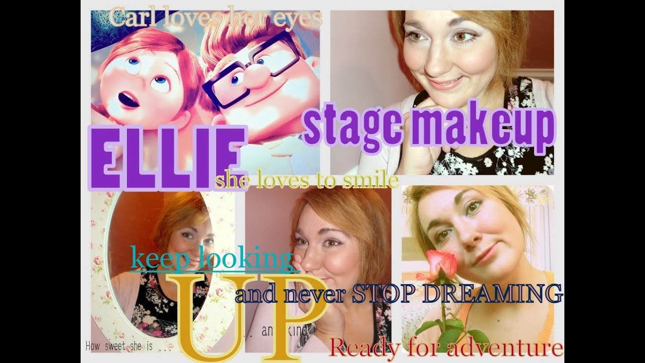Disney/Pixar Ellie from UP Makeup ~ Ellie from Pixars UP movie inspired ...